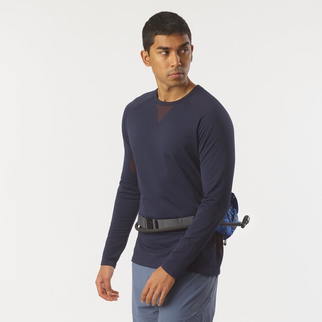 Salomon Cross Season Waist Belt Nautical Blue Black